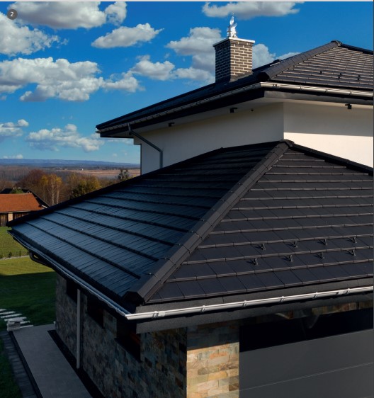 Dachówka ceramiczna CREATON SIMPLA - czarna glazura | Pokrycia dachowe ...